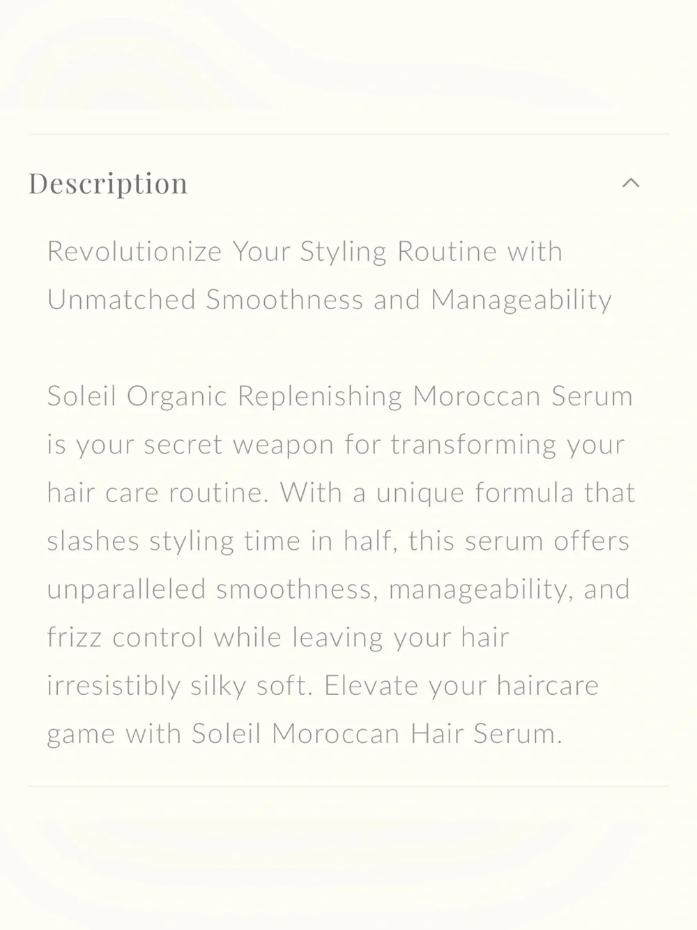 Soleil Soleil | Hair | Soleil Hydroline Moroccan Hair Serum New In Gold ...